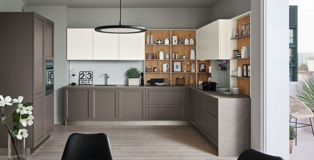 Cuisine d’angle : une solution moderne et peu encombrante | Venta Cucine