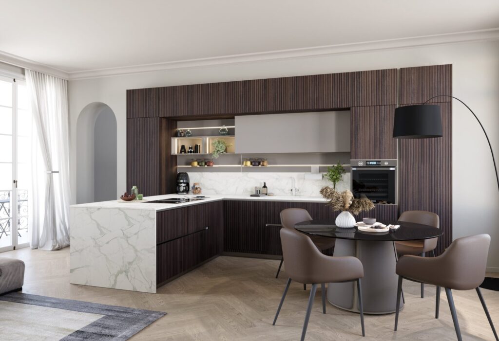 Cuisines avec îlot ou retour - Idées de design pour votre