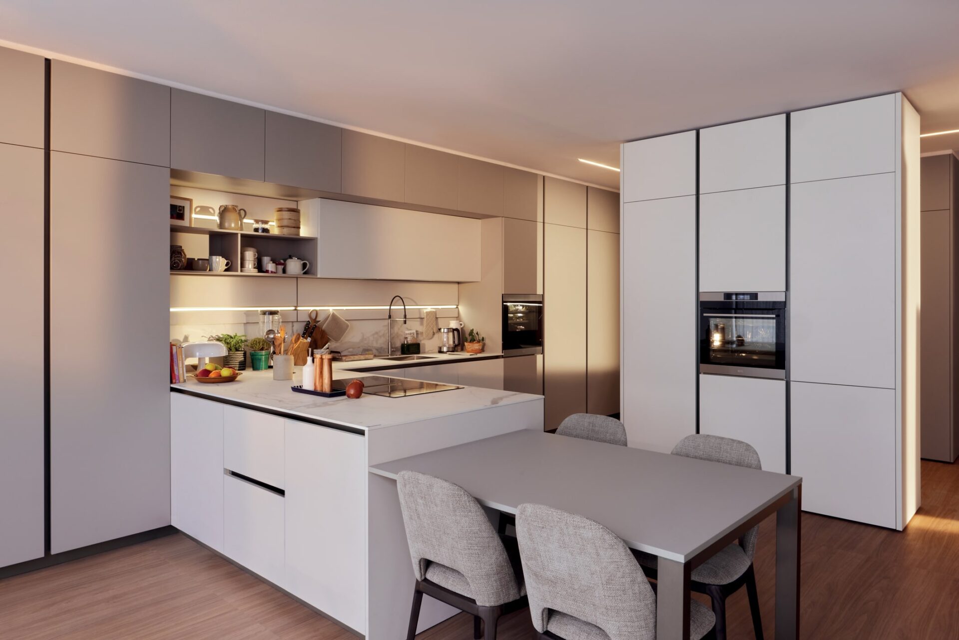 Cuisine avec îlot ou péninsule : Le guide complet